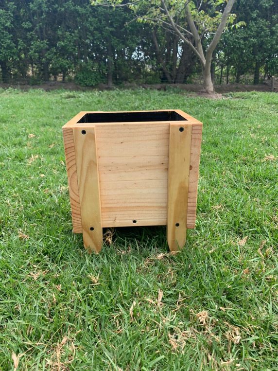 ᐅ Macetero Rústico de Madera 10 Unidades 🌾 Huertos Alma ☘️