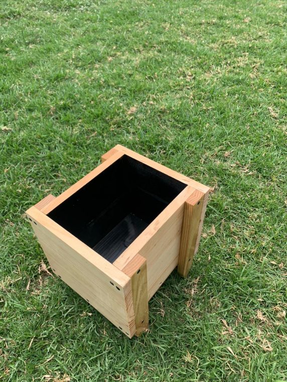 ᐅ Macetero Rústico de Madera 10 Unidades 🌾 Huertos Alma ☘️