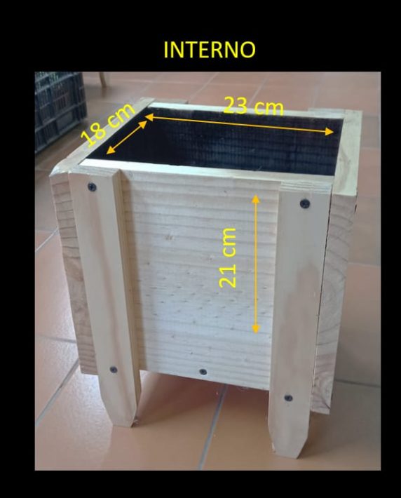 ᐅ Macetero Rústico de Madera 10 Unidades 🌾 Huertos Alma ☘️